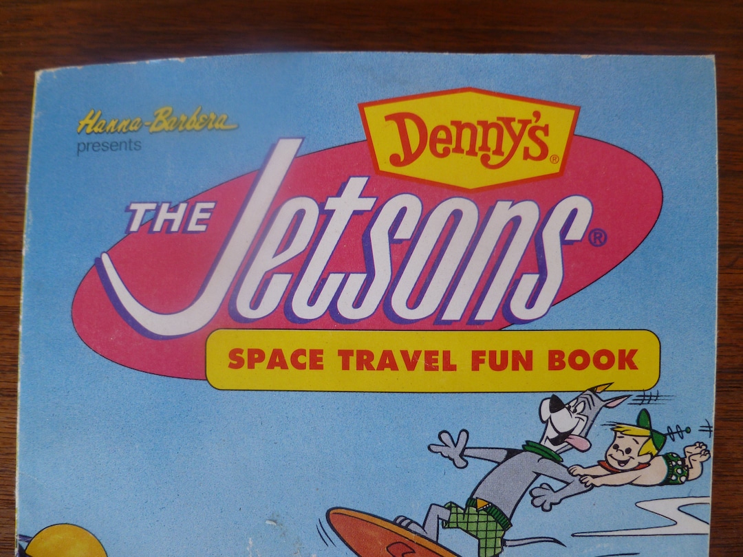 Denny's the Jetsons Space Travel Fun Book Hanna Barbera 1992 - Etsy