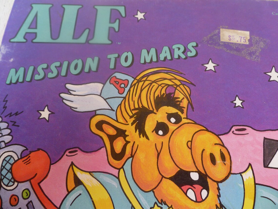 Vintage Alf Childrens Book alf Mission to Mars - Etsy