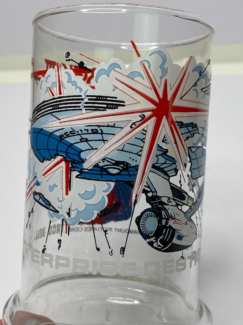 Star Trek Taco Bell Glasses Complete Set 6.75" Tall 1984 Excellent ...