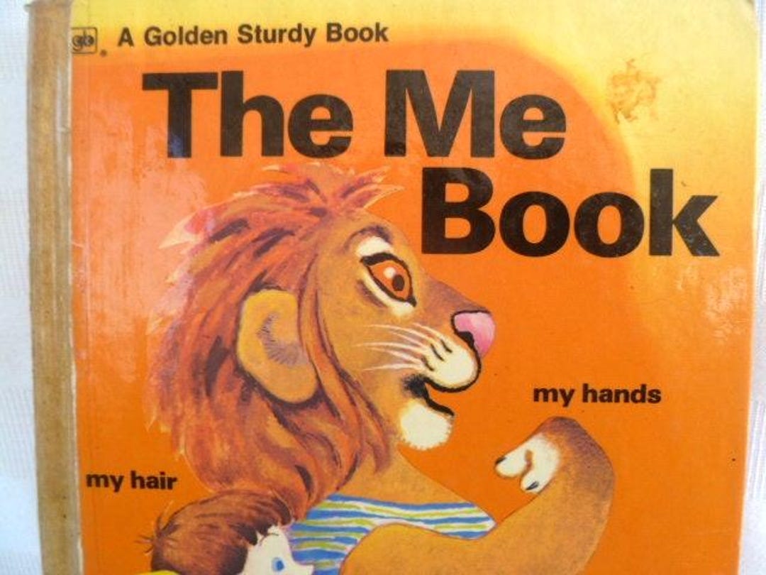 The Me Book Vintage Golden Sturdy Book - Etsy