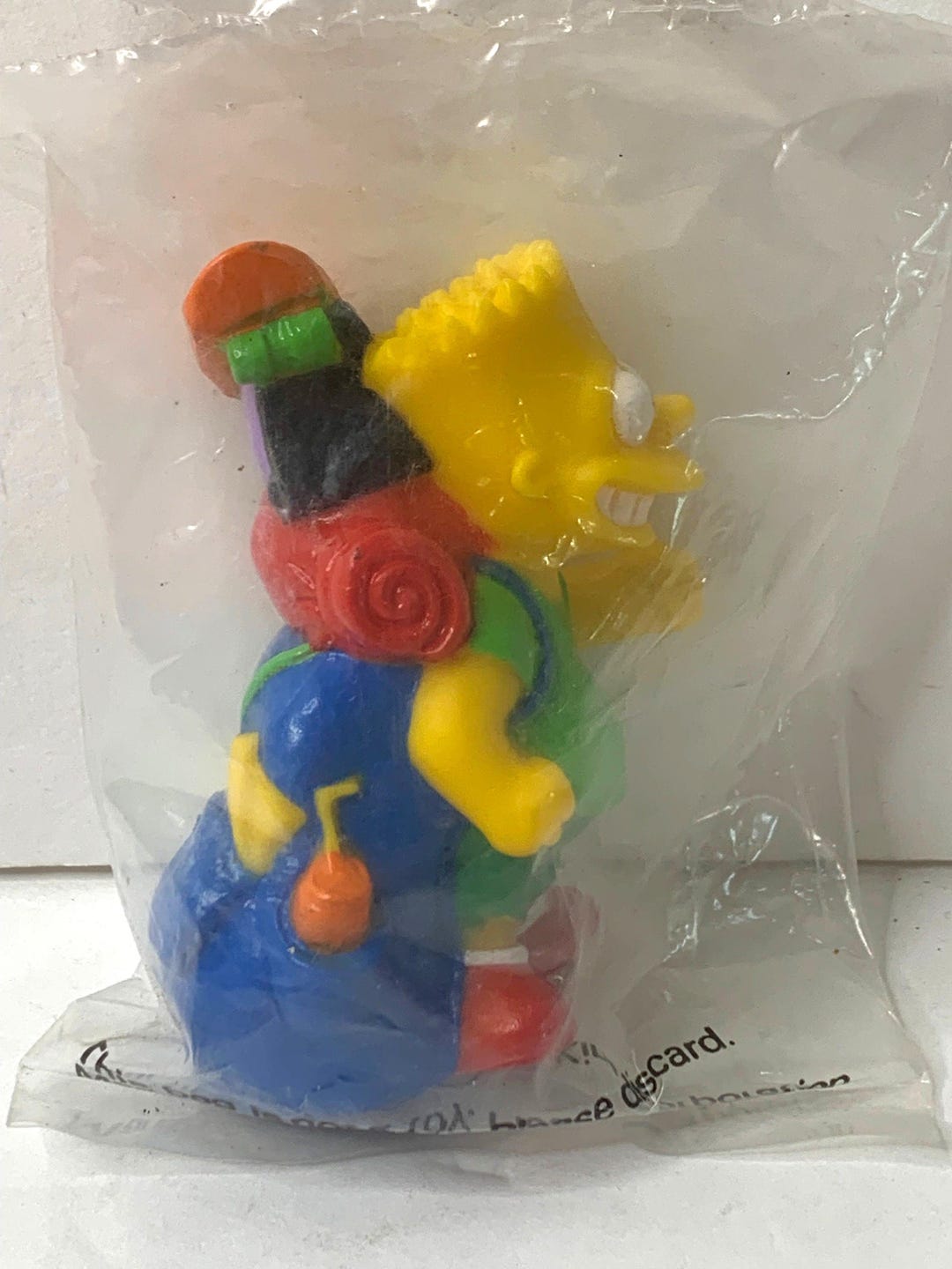 Bart Simpson Pvc Cake Topper "the Simpsons" New in Package 3" Tall 1990 ...