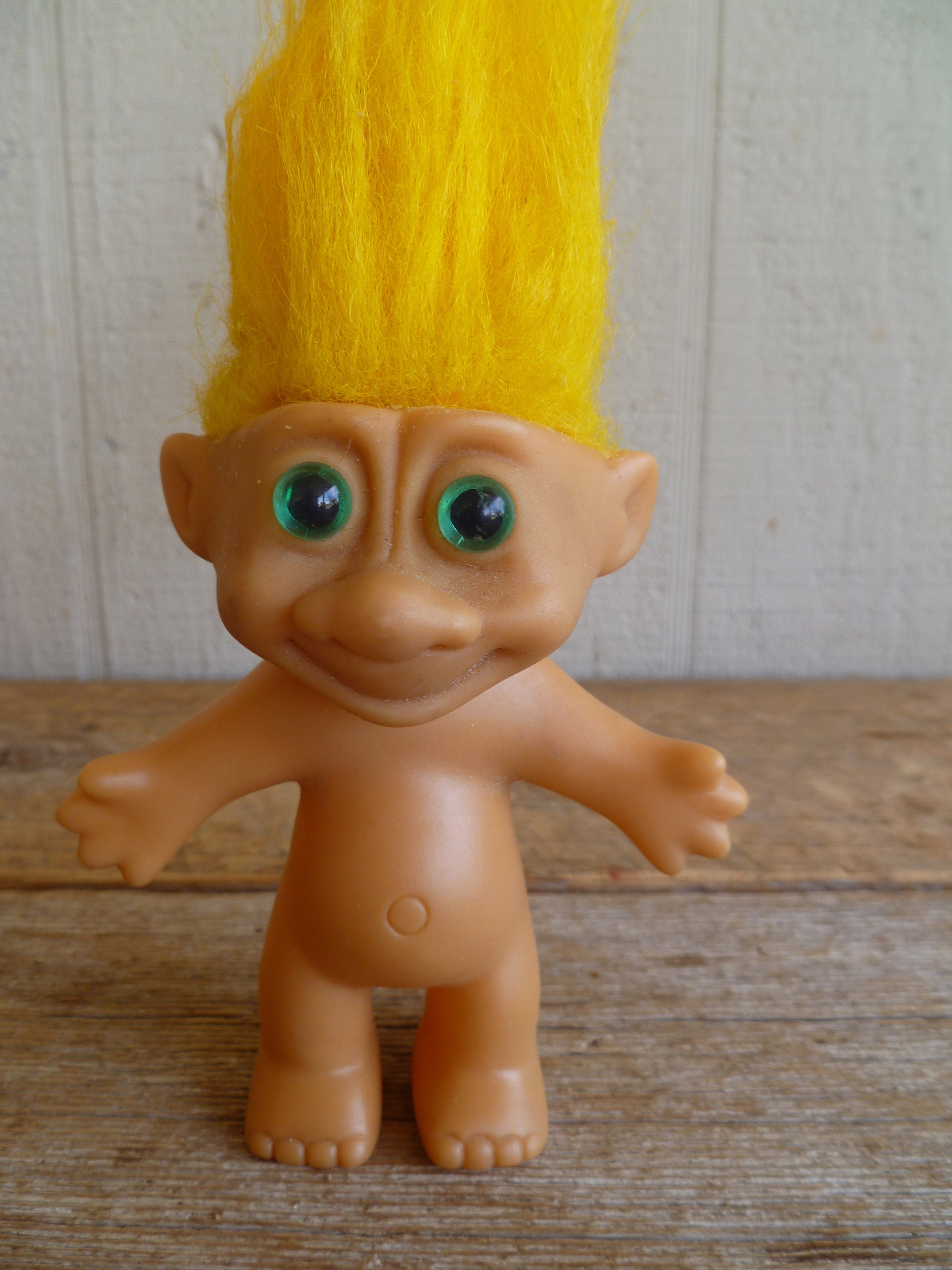 Dolls & Action Figures Dolls Adorable Troll Doll Vintage Russ Yellow ...