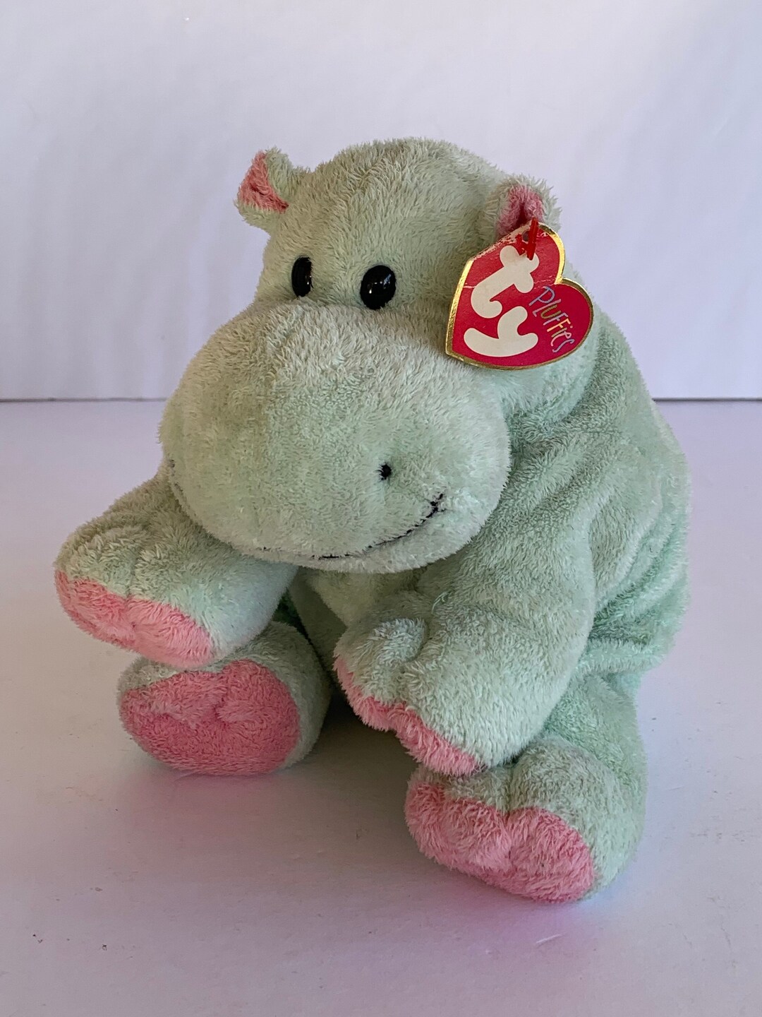 TY Beanie Pluffies Plush Hippo tubby With Tags - Etsy