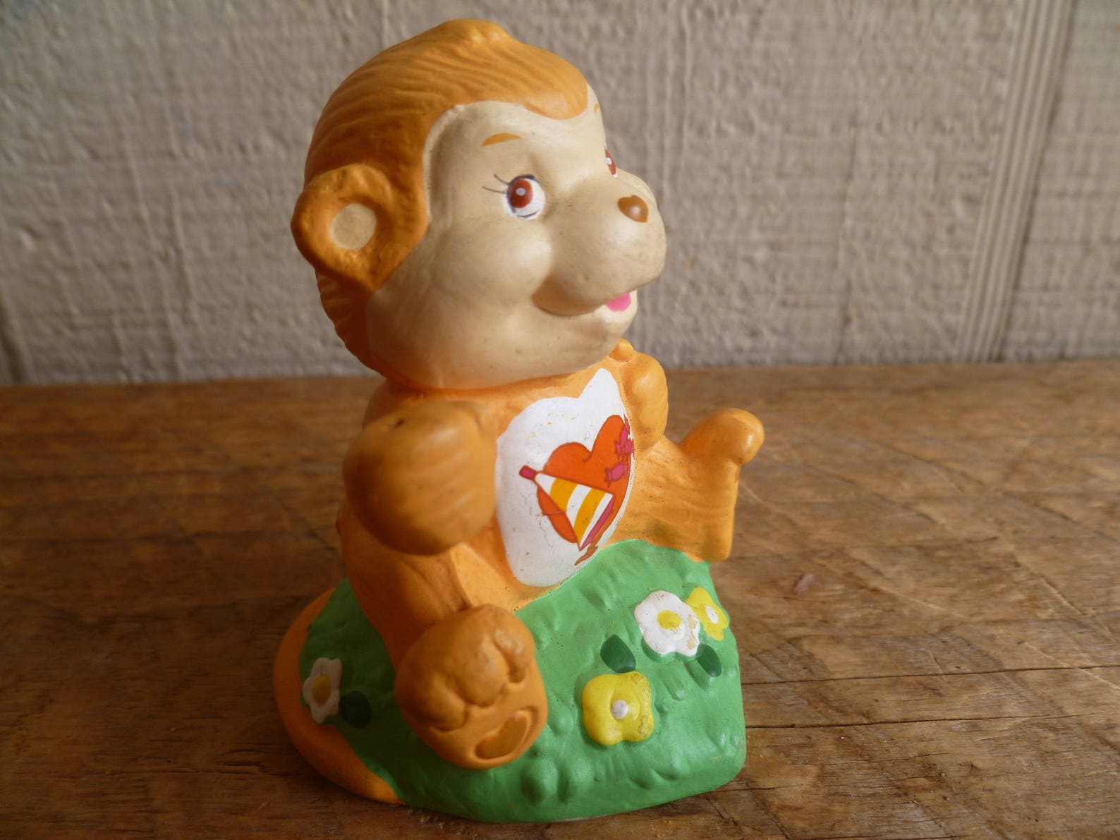 Care Bear Cousin Playful Heart Monkey Ceramic Figurnie - Etsy