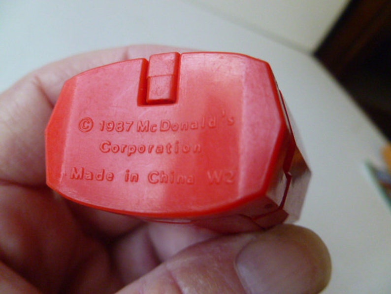 Mcdonalds French Fries Happy Meal Transformer 2" Tall 1987 - Etsy