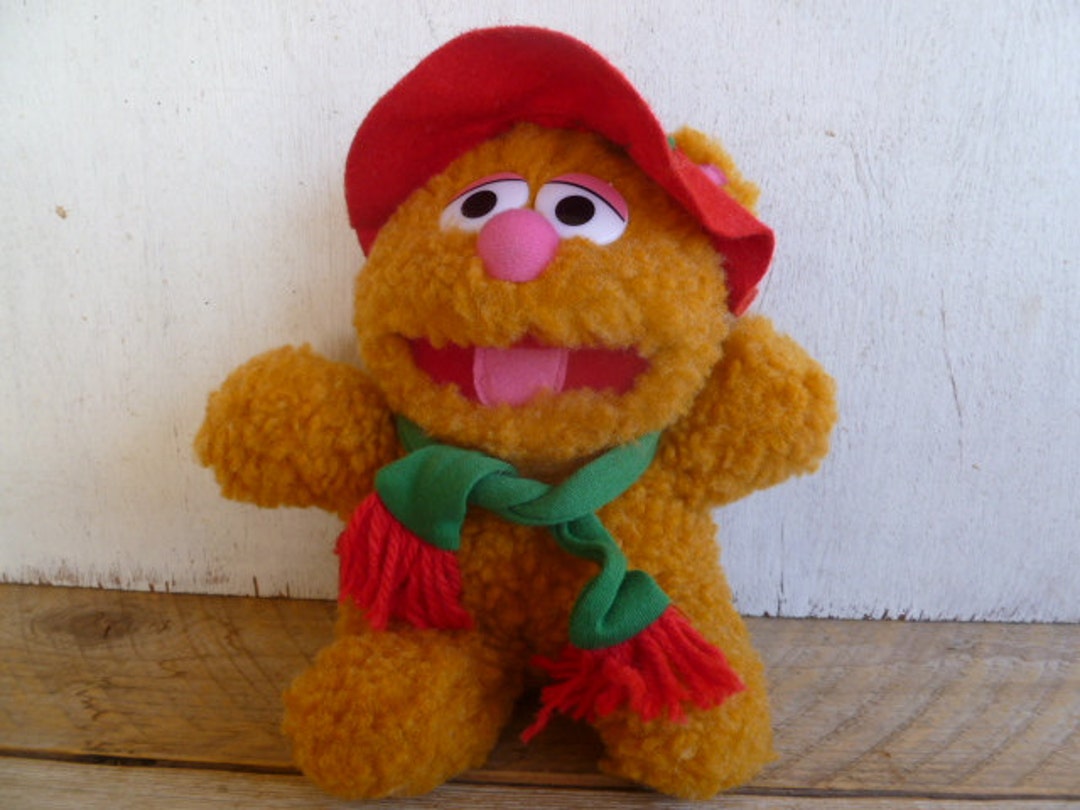 Muppet Baby Plush Fozzie Bear 8" Tall 1987 Stuffed Animal Toy Mcdonalds ...