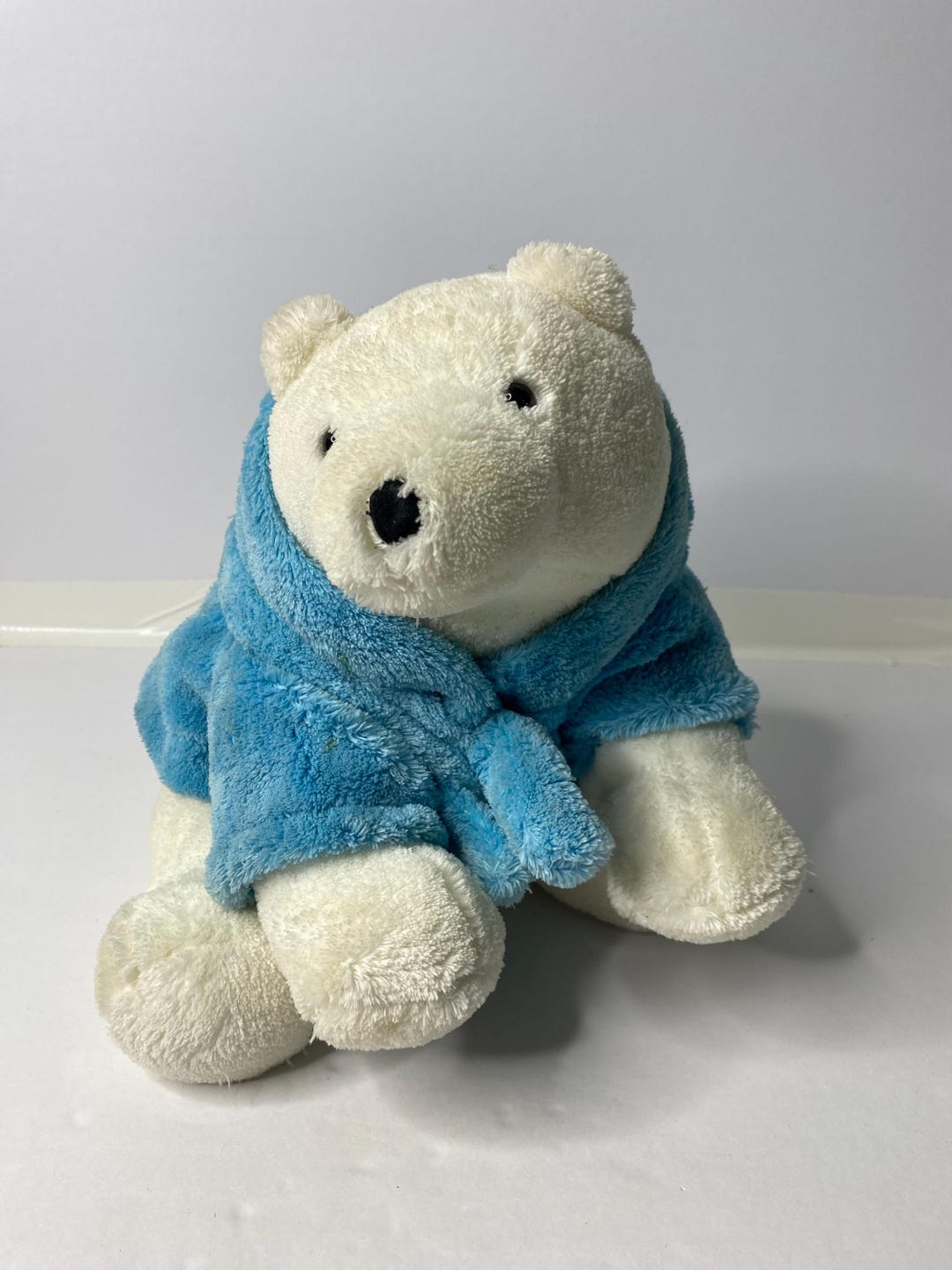 Bernice Polar Bear in Robe Plush Bath and Body Works 9" Tall Stuffed ...