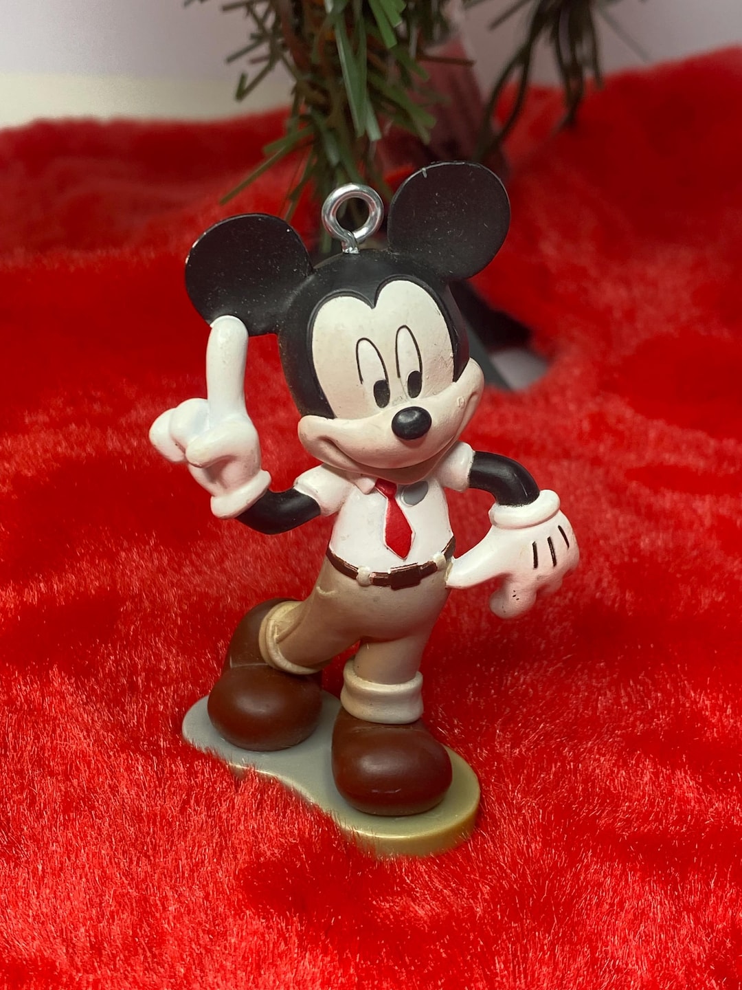 Disney Mickey Mouse Mechanic Christmas Ornament Cake Topper 3" Tall - Etsy