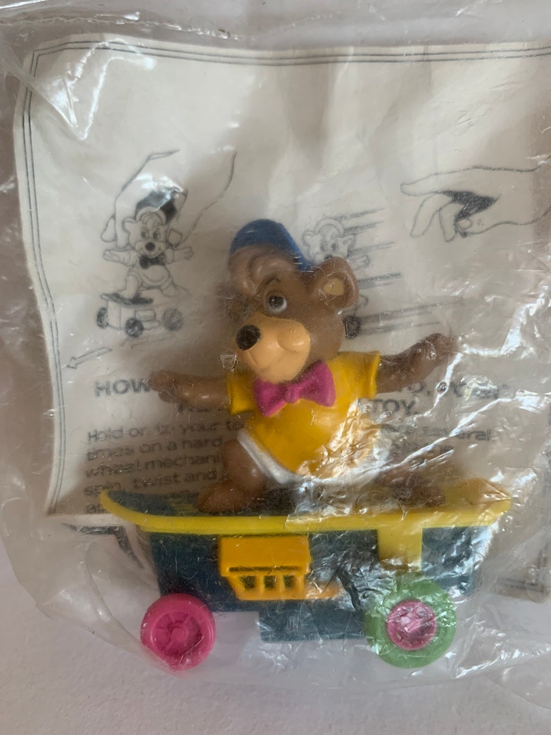 Mcdonalds Hanna Barbera Boo Boo Bear Skateboard NIP 1991 - Etsy