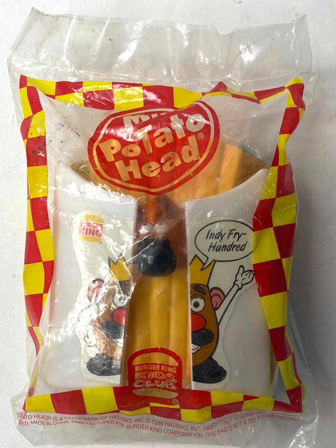 Burger King Hasbro Mr. Potato Head Speedster 5.5" Tall 1998 NIP - Etsy