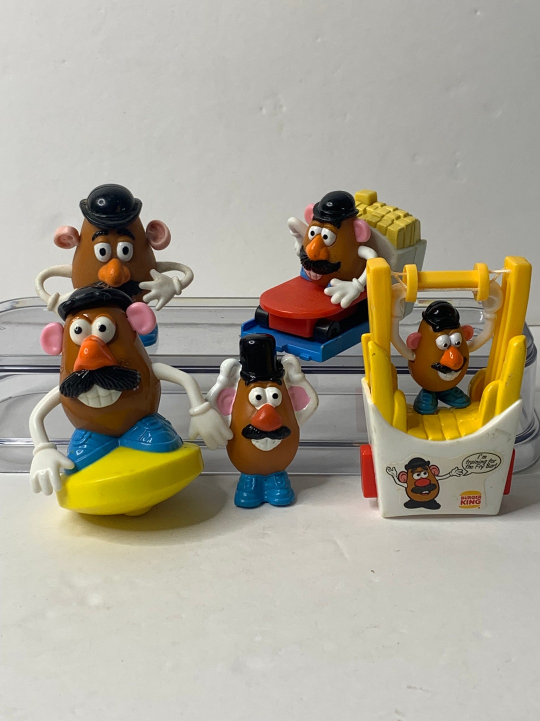 Mr. Potato Head Set of 4 Burger King Kids Meal Toys 3.25" Tall 1998 ...