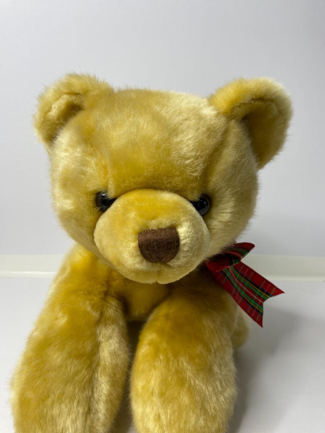 RBI Ron Banafato Inc Plush Bear Soft and Cuddly 18" Long Stuffed Animal ...
