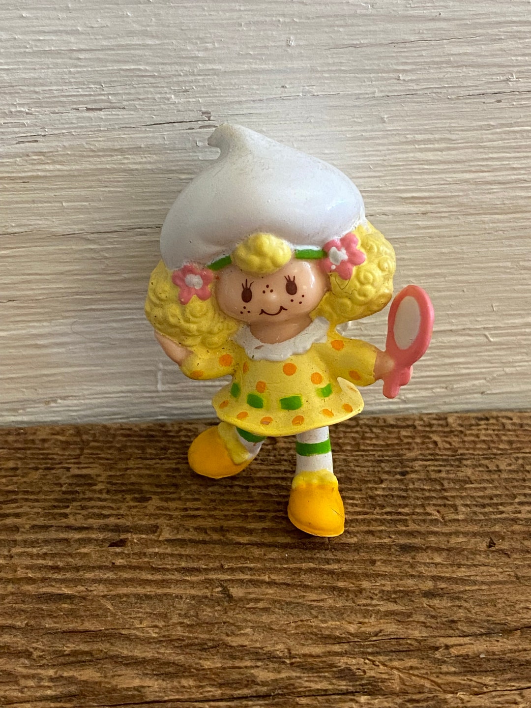 Strawberry Shortcake Lemon Meringue PVC Miniature Figure 2" Tall 1981 ...