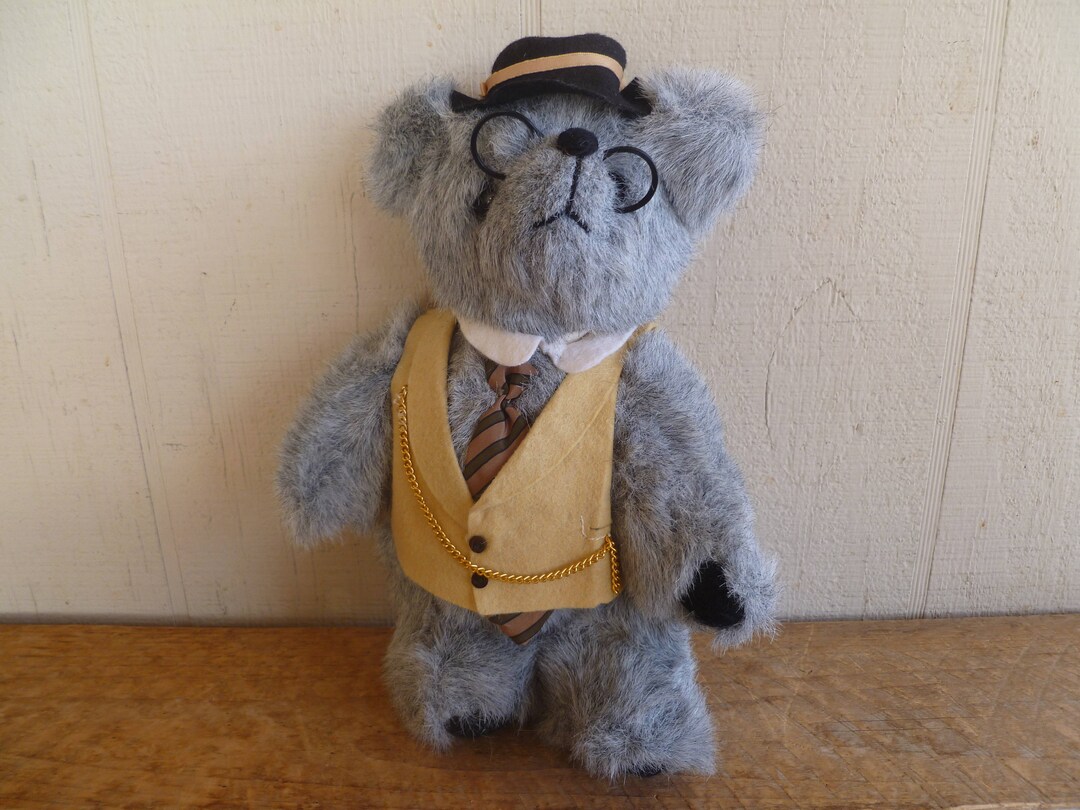 Vintage Kent Collectables Jean Steele Original Plush Bear 1985 - Etsy