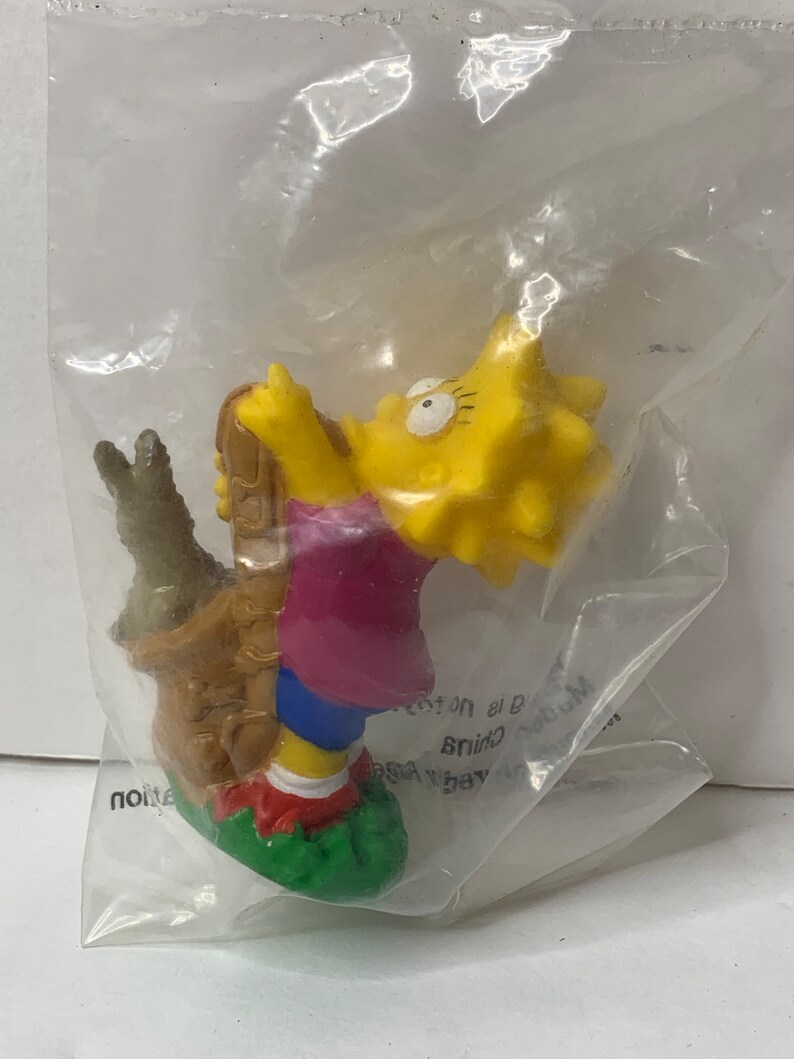Lisa Simpson Cake Topper With Rabbit NIP the Simpsons 2.5" Tall 1990 - Etsy