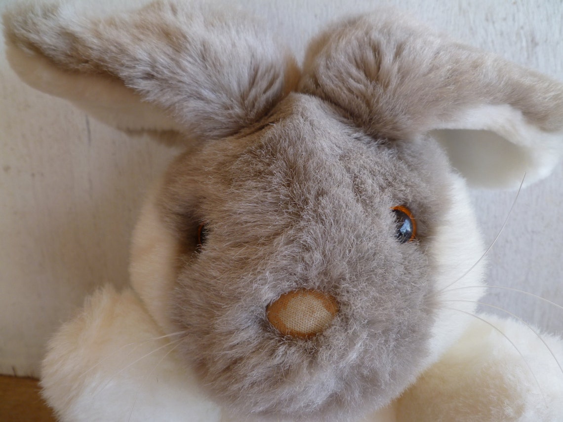 Vintage Plush Bunny Rabbit | Etsy