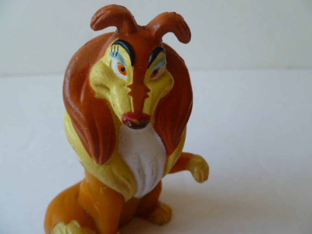 Dreamworks all Dogs Go to Heaven Flo the Collie Figurine 1989 - Etsy UK