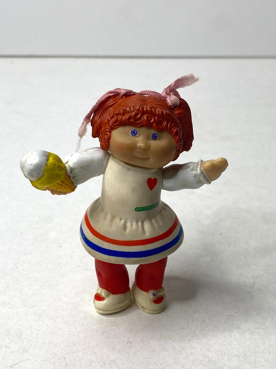 Cabbage Patch Kids PVC Miniature Cake Topper Holding Ice Cream 3.5 ...