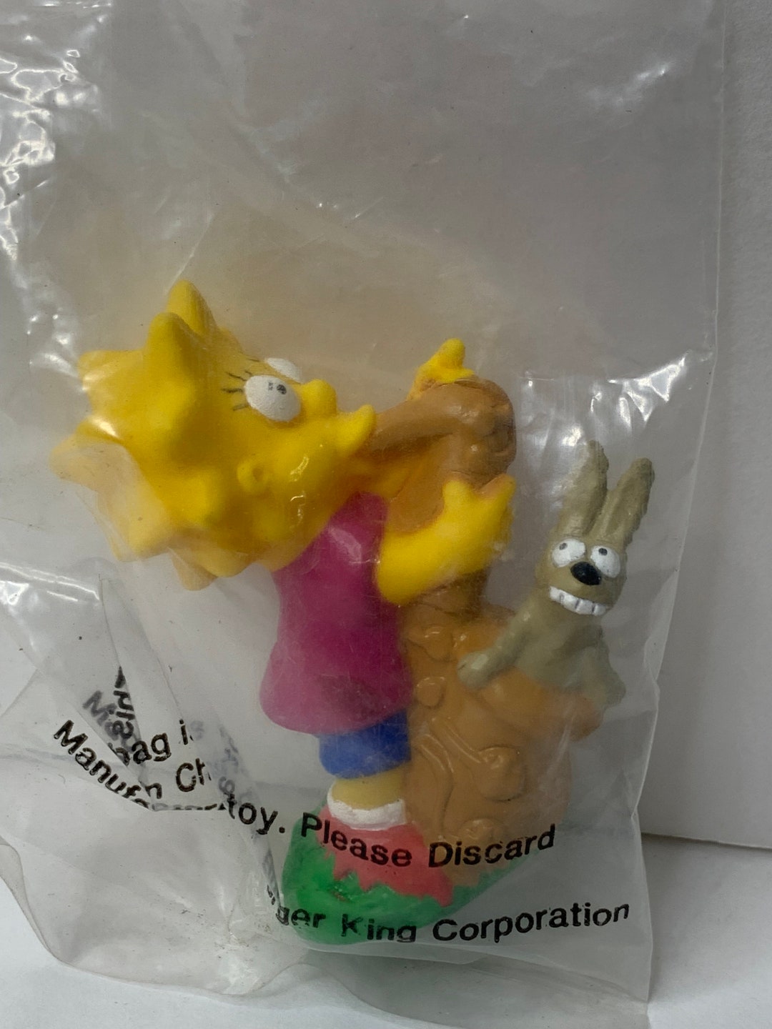 Lisa Simpson Cake Topper With Rabbit NIP the Simpsons 2.5" Tall 1990 - Etsy