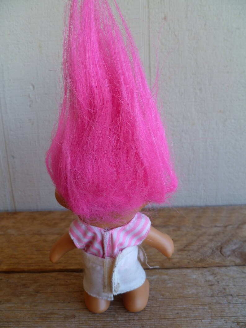 Adorable Troll Doll Vintage Russ Pink Hair 1991 Etsy