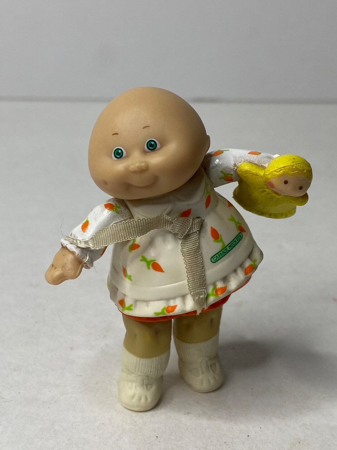 Cabbage Patch Kids Miniature Figurine Doll With Doll 3.5" Tall 1984 - Etsy