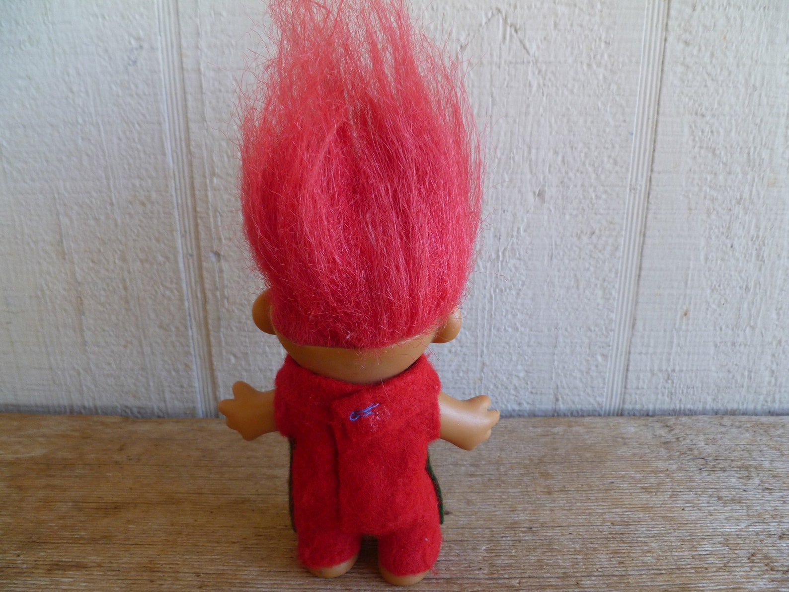 Russ Adorable Retro Troll Doll Red Hair Red and Blue Outfit - Etsy