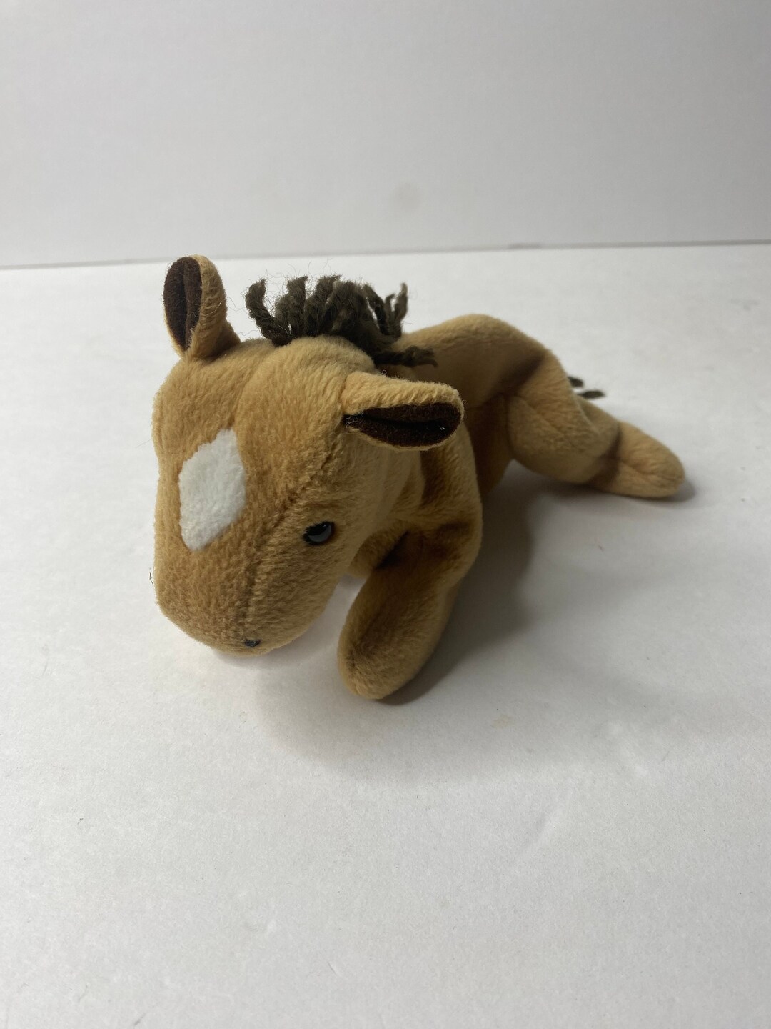 Ty Derby the Horse Beanie Babies Plush Horse 8.5" Long 1995 Stuffed ...