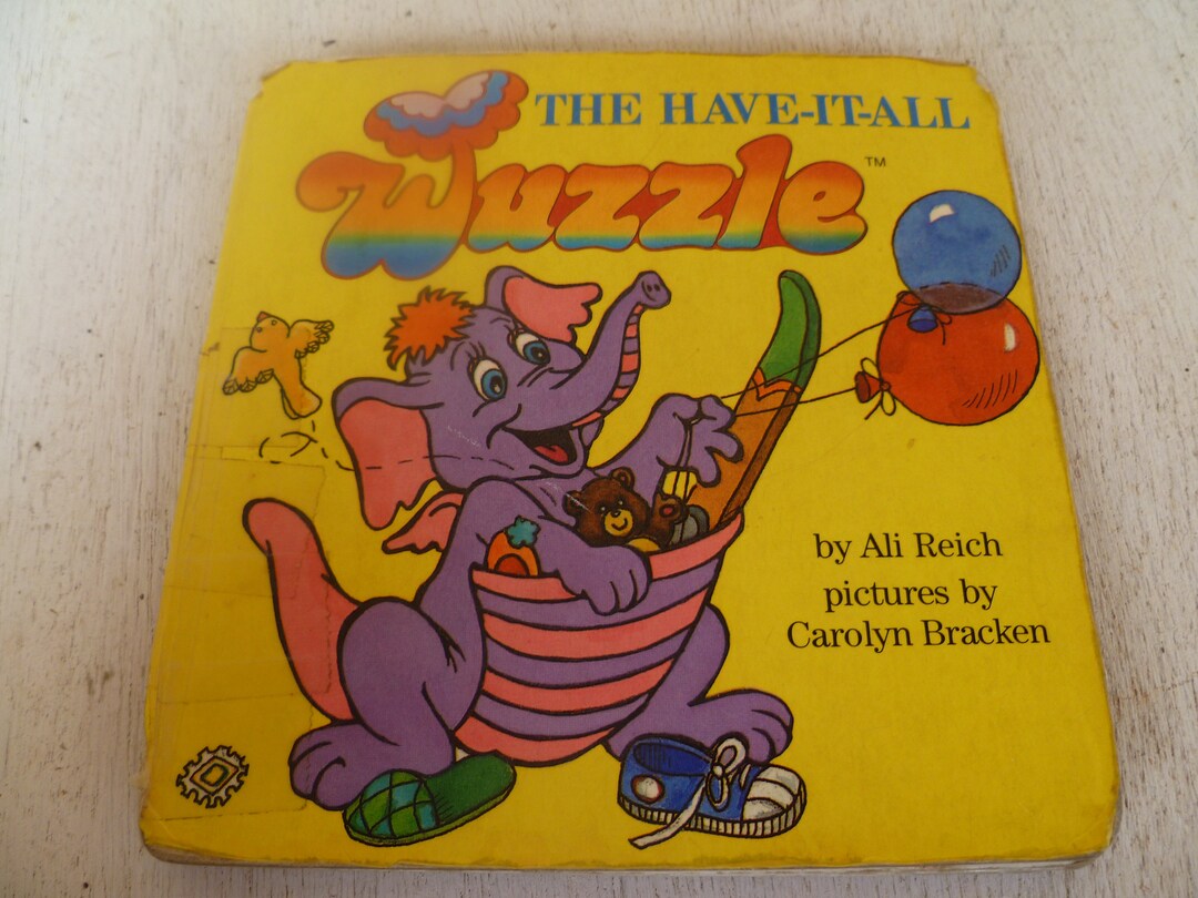 Disney Hasbro "the Have It All Wuzzle" Book 1985 - Etsy