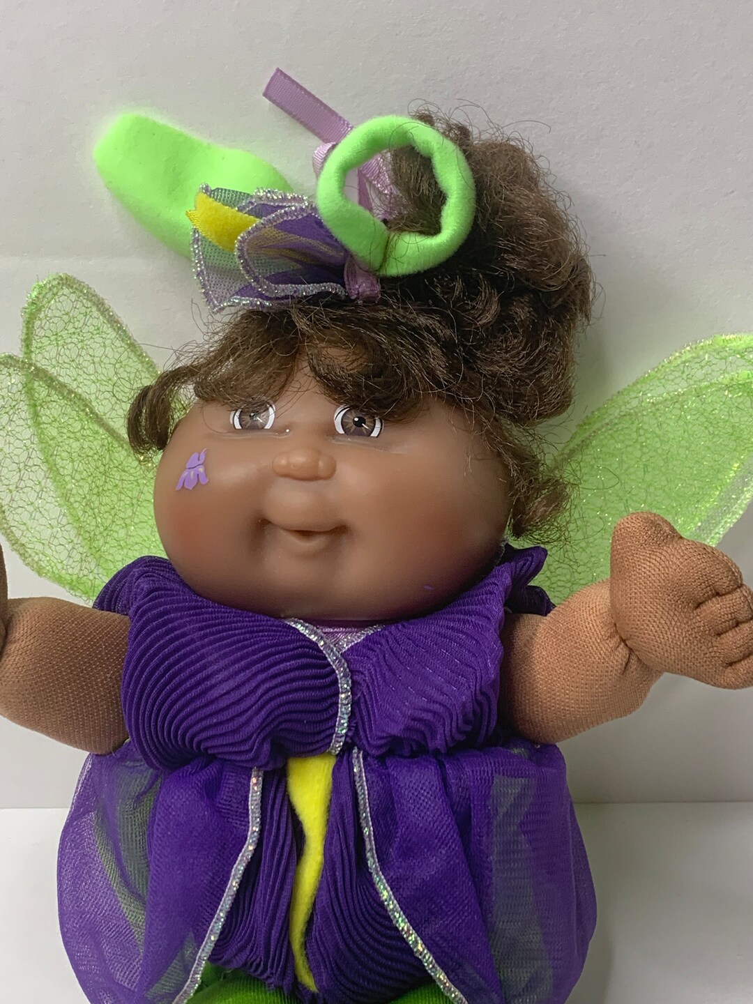 Cabbage Patch Mini Doll Flower Fairy W/ Wings 8" Tall 1995 Stuffed Toy Doll - Etsy