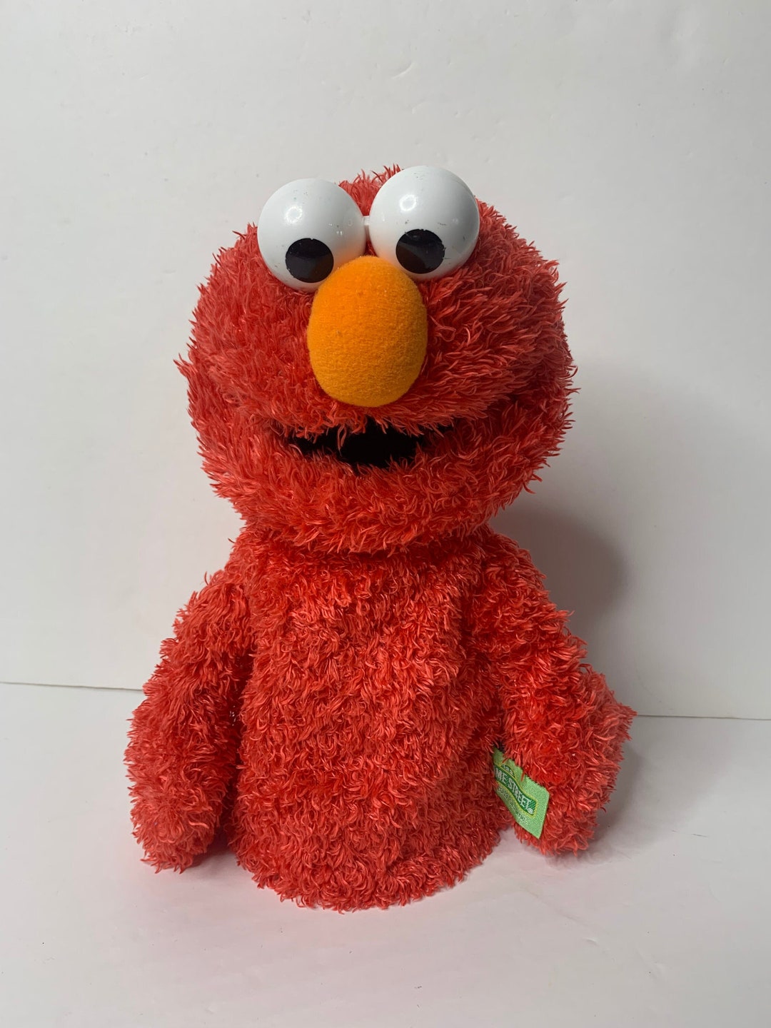 Gund Sesame Street Elmo Puppet Plush Doll Tyco 12 Tall - Etsy
