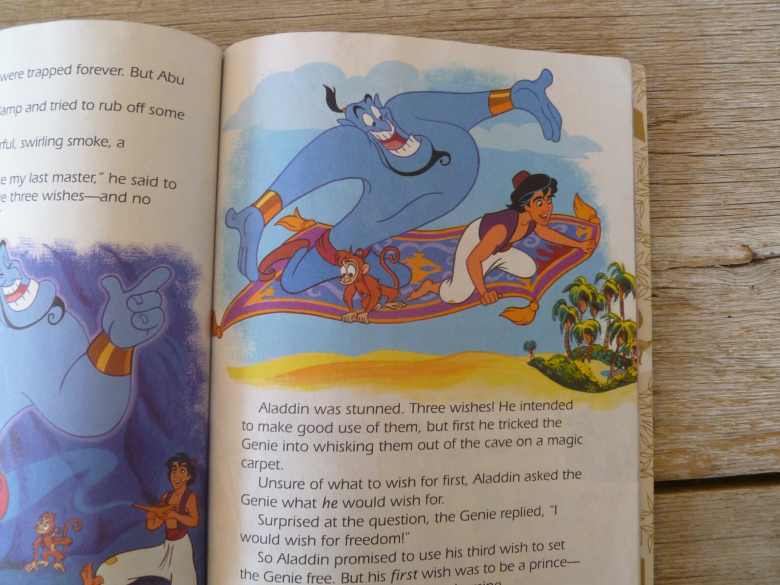 Disney's Aladdin Little Golden Book 1992 | Etsy