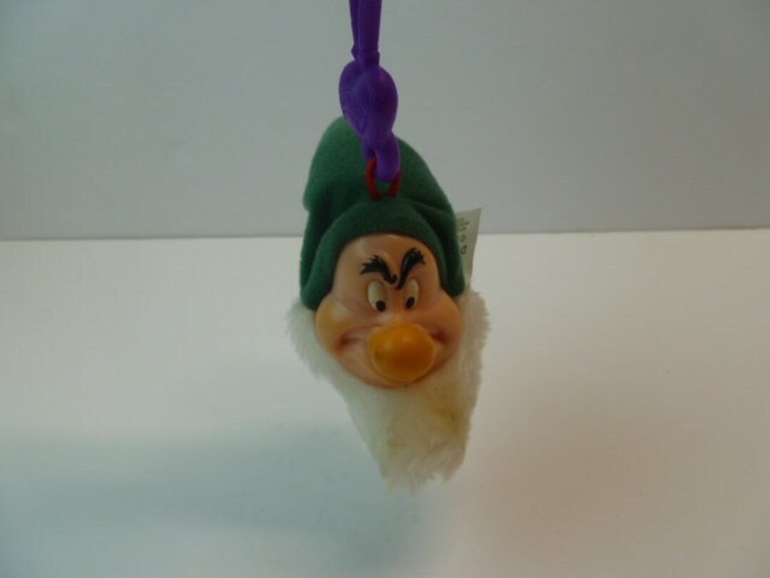 Disney Seven Dwarfs grumpy Key Chain Mcdonalds Happy Meal Toy 2001 - Etsy