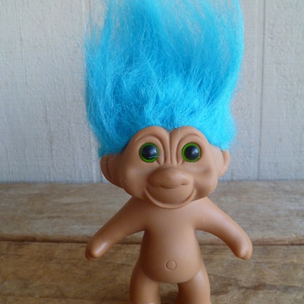 Blue Hair Troll - Etsy