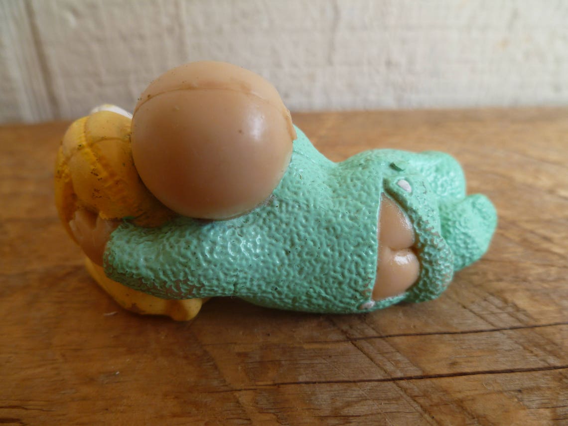 Cabbage Patch Kids Miniature Figurine Doll With Puppy 1984 - Etsy