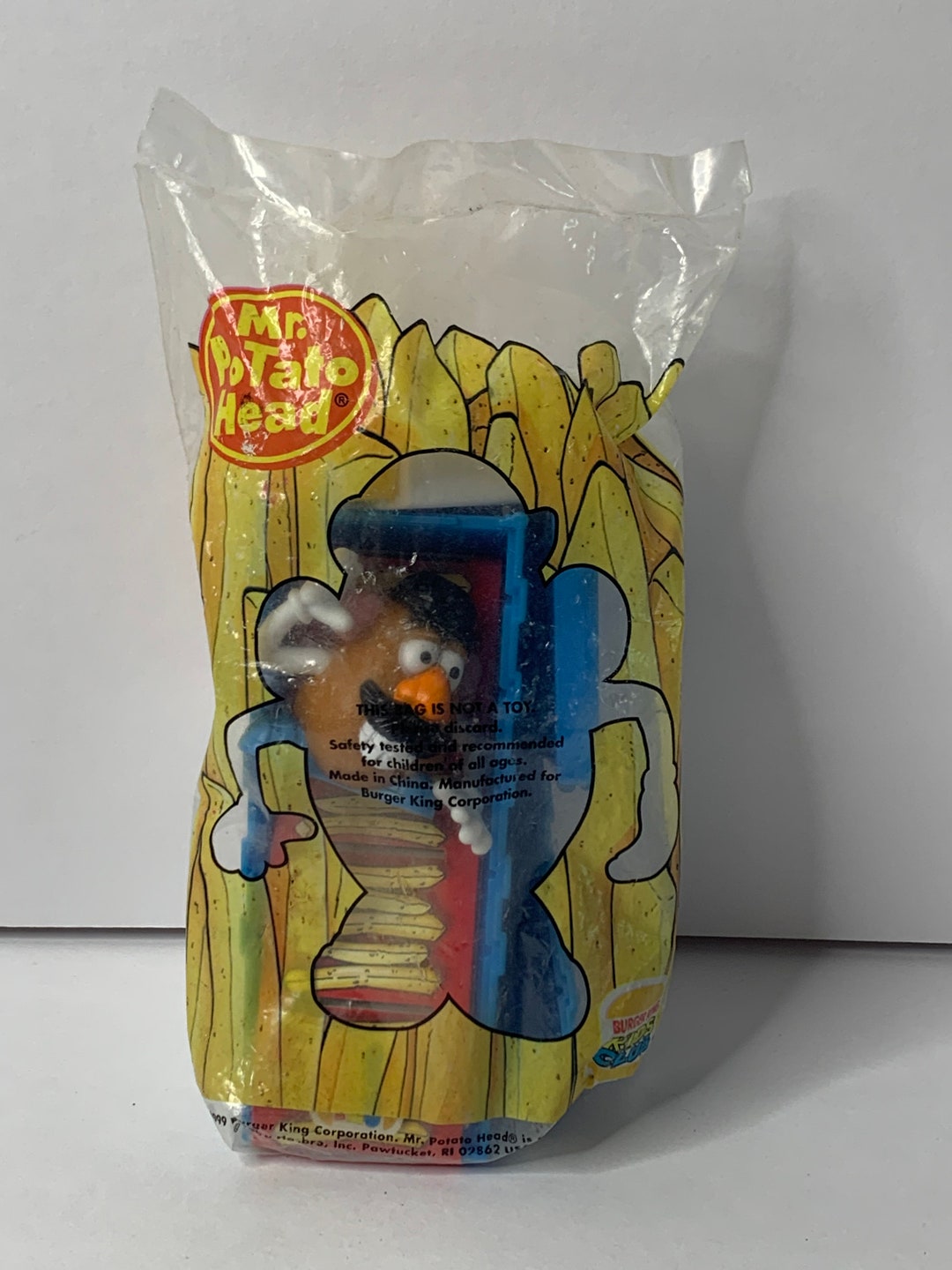 Burger King Hasbro Mr. Potato Head Figurine 7" Tall 1999 NIP - Etsy