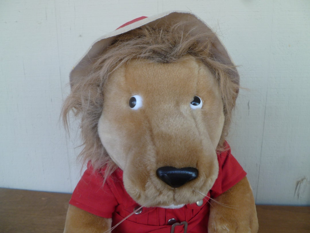 Dakin "fun Farm" Safari Lion 14" Tall 1987 Stuffed Animal Toy Vintage ...