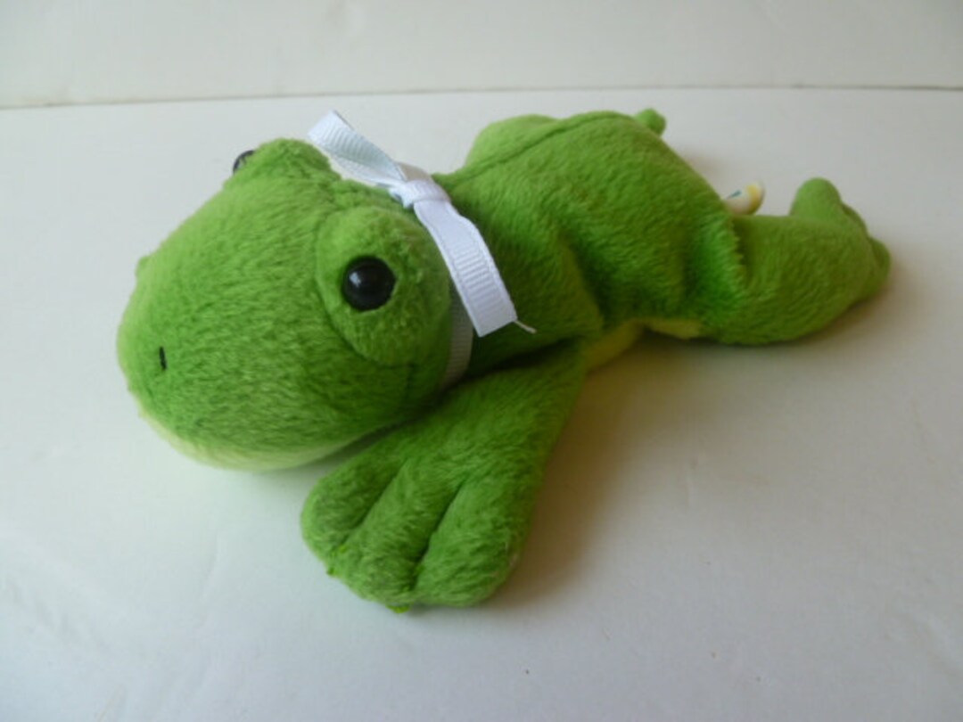 Vintage Frog bullfrog Plush Zangeen 8.5 Long 1996 SKU 70 - Etsy