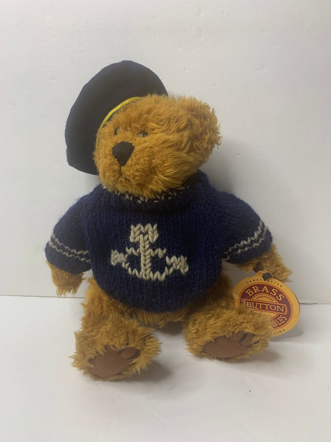 Brass Button Plush Bear "tango" Sailor With Tags 12" Tall Stuffed ...