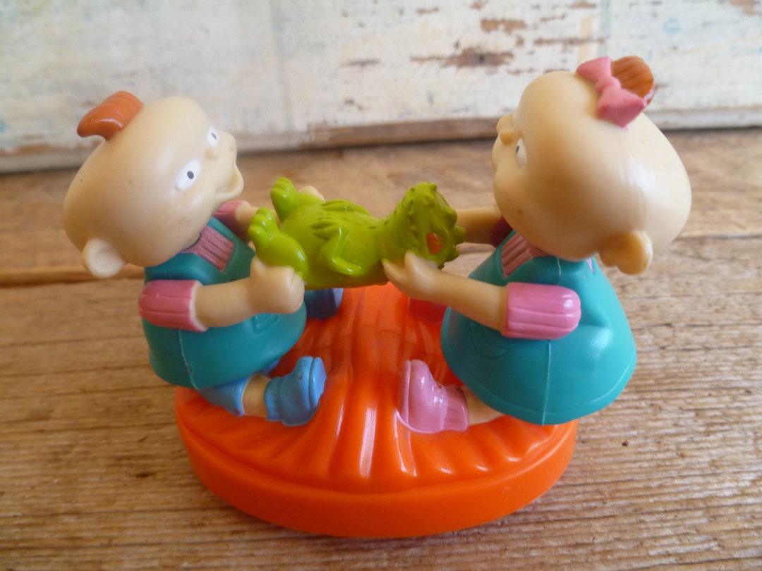 Nickelodeon Rugrats Twins "phil and Lil" Wind up Toy Cake Topper 2.75 ...