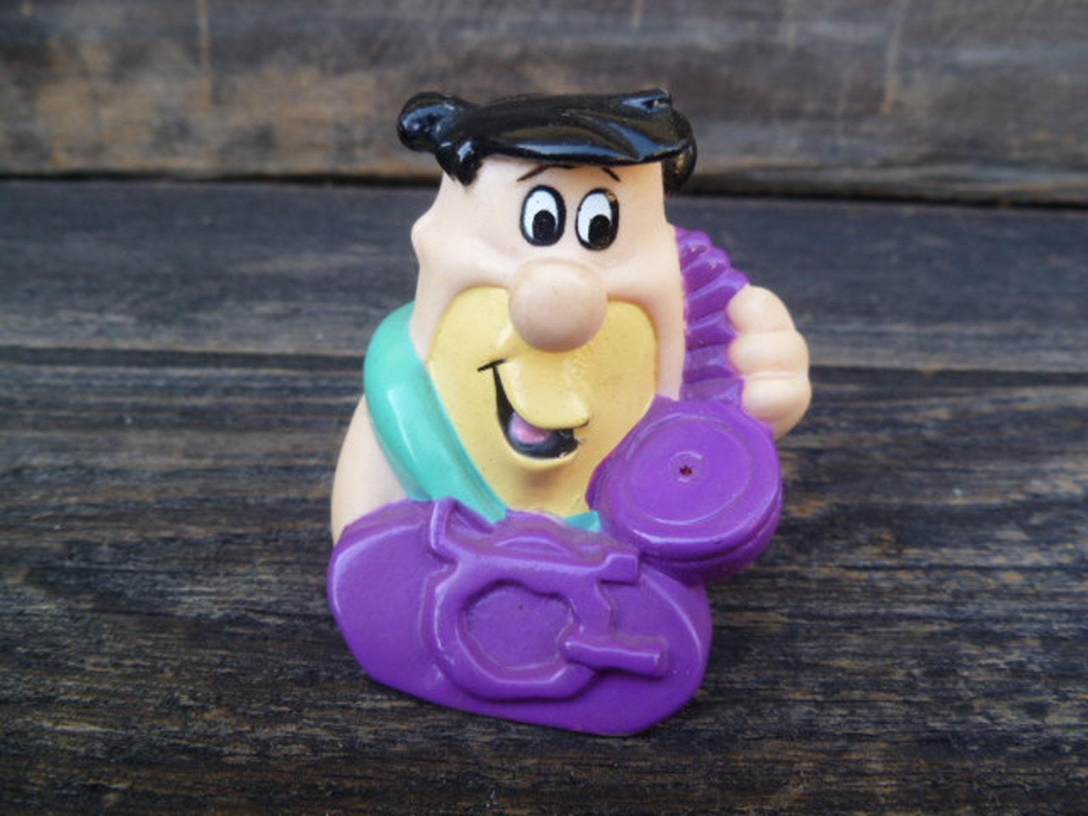Fred Flintstone Squirter Denny's Toy Figure 1991 Hanna - Etsy
