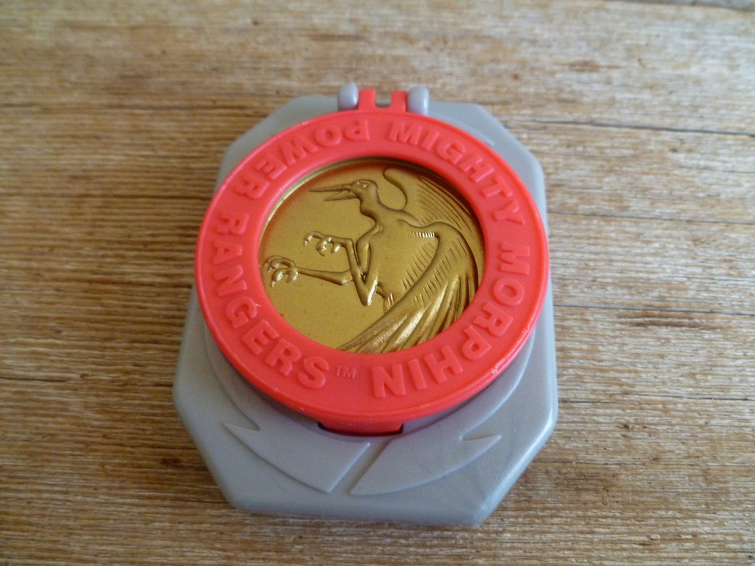 Vintage Mighty Morphin Power Rangers Belt Buckle With 3 Gold - Etsy