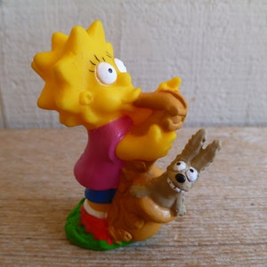 Lisa Simpson Cake Topper With Rabbit the Simpsons - Etsy