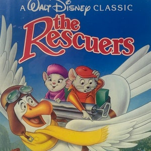 The Rescuers VHS Disney Movie 1990's Vintage - Etsy