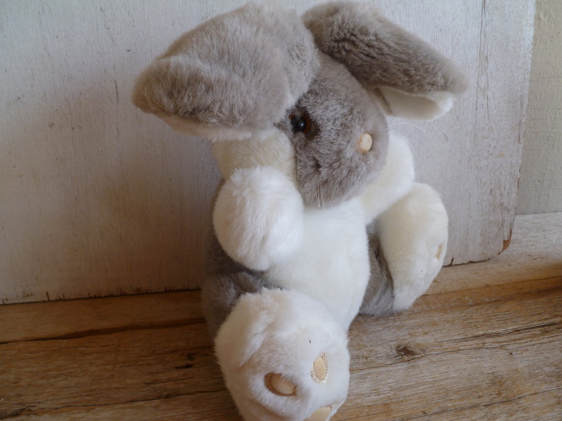 Vintage Plush Bunny Rabbit | Etsy