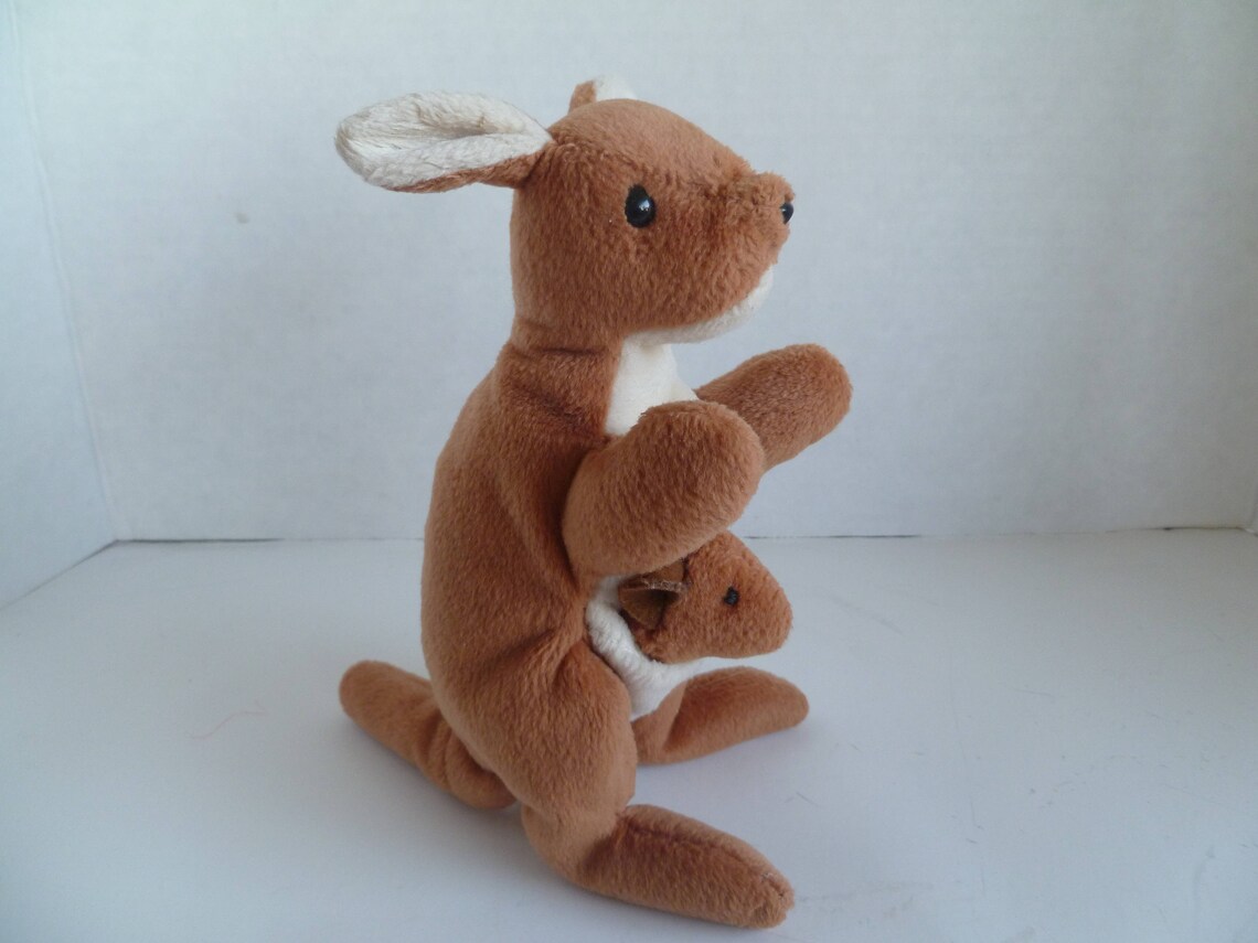 Ty Plush Kangaroo With Joey 1996 Beanie Babies | Etsy