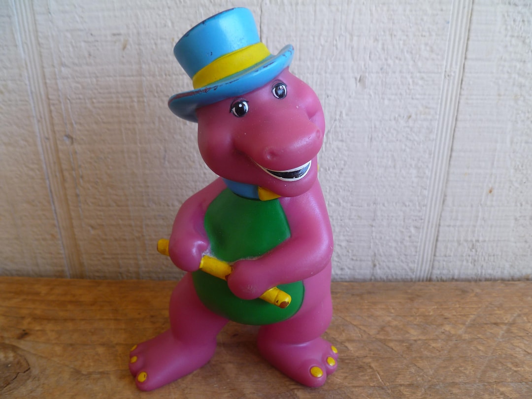 Barney Dancing Figure Cake Topper PVC 5.5" Tall Hard to Find - Etsy