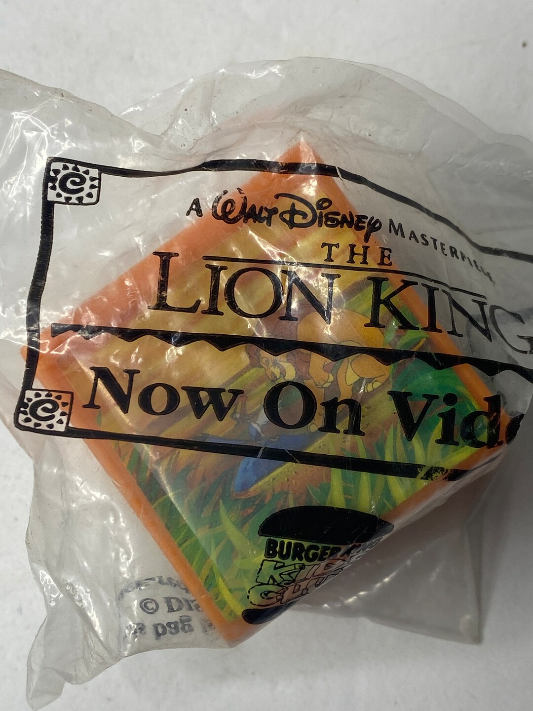 Disney Lion King Simba Finger Puppet Burger King New in Package - Etsy