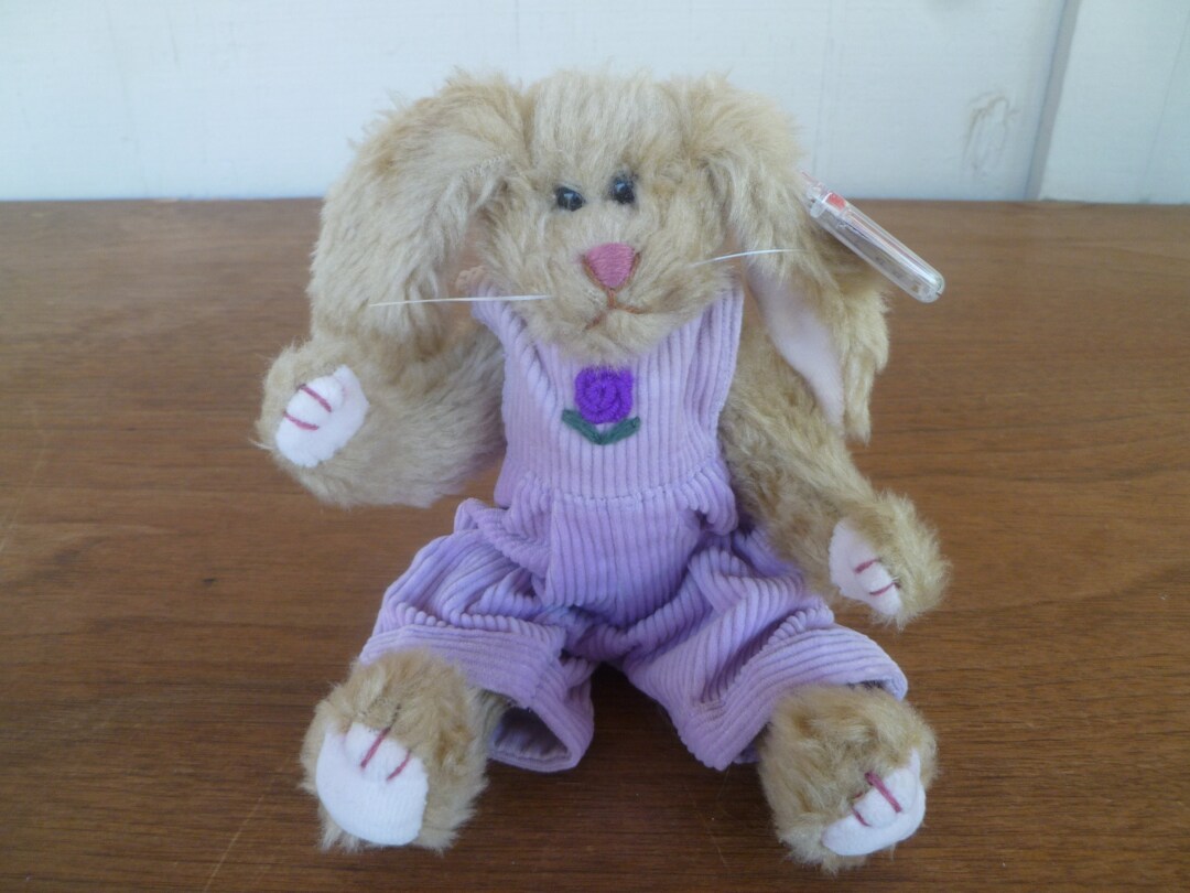 Ty Iris the Bear Attic Treasures Plush Bear W/ Tags My Heart Belongs to You! 8" Tall 1993 ...