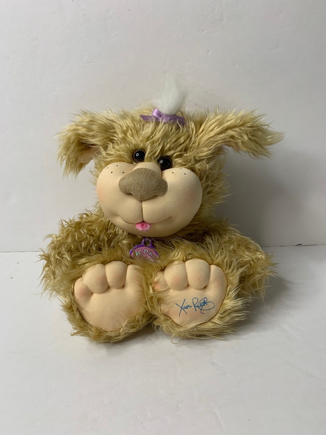 Cabbage Patch Kids Puppy Dog W/ Leash and Collar 10" Long Stuffed ...