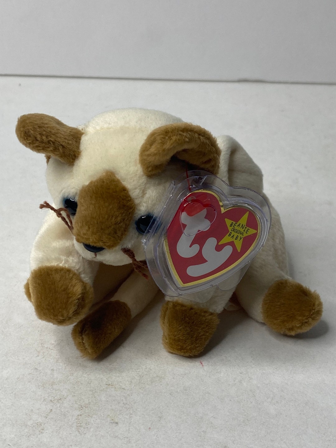 Ty Snip the Cat Beanie Baby Plush Cat Kitten W/ Tags 9" Long 1996 ...